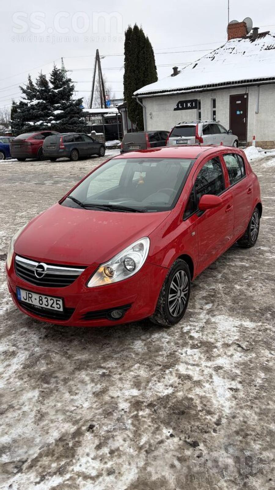 Sarkans Opel Corsa 2007 Rīga, ar dzinēja tilpumu 1.20 L un nobraukumu 188 tūkst. km par 1200 €, foto 1 vietnē AUTOMOTO.COM.LV