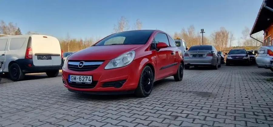 Sarkans Opel Corsa 2007 Valmiera, ar dzinēja tilpumu 1.20 L un nobraukumu 285 tūkst. km par 1650 €, foto 8 vietnē AUTOMOTO.COM.LV