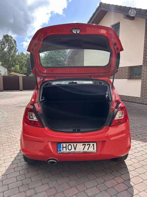 Sarkans Opel Corsa 2008 Šilutė, ar dzinēja tilpumu 1.36 L un nobraukumu 162 tūkst. km par 3100 €, foto 6 vietnē AUTOMOTO.COM.LV
