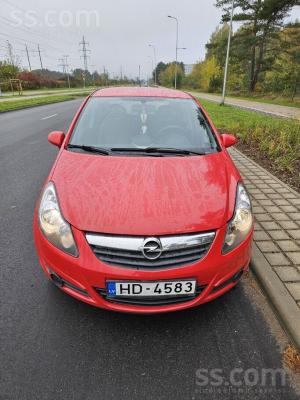Sarkans Opel Corsa 2008 Rīga, ar dzinēja tilpumu 1.20 L un nobraukumu 239 tūkst. km par 1600 €, foto 1 vietnē AUTOMOTO.COM.LV