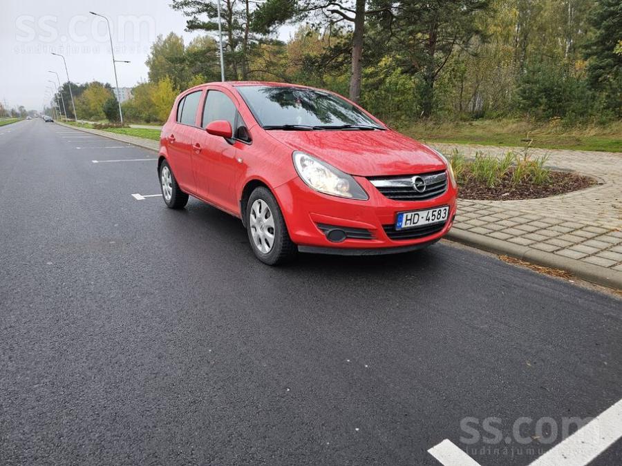 Sarkans Opel Corsa 2008 Rīga, ar dzinēja tilpumu 1.20 L un nobraukumu 239 tūkst. km par 1600 €, foto 5 vietnē AUTOMOTO.COM.LV
