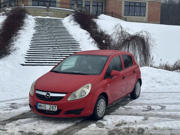 Sarkans Opel Corsa 2009 Viļņa, ar dzinēja tilpumu 1.20 L un nobraukumu 250 tūkst. km par 1050 €, foto 1 vietnē AUTOMOTO.COM.LV