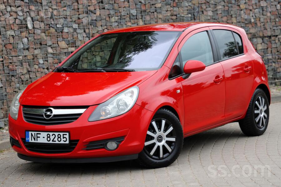 Sarkans Opel Corsa 2009 Tukums, ar dzinēja tilpumu 1.70 L un nobraukumu 350 tūkst. km par 1990 €, foto 4 vietnē AUTOMOTO.COM.LV