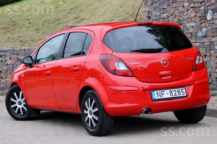 Sarkans Opel Corsa 2009 Tukums, ar dzinēja tilpumu 1.70 L un nobraukumu 350 tūkst. km par 1990 €, foto 6 vietnē AUTOMOTO.COM.LV