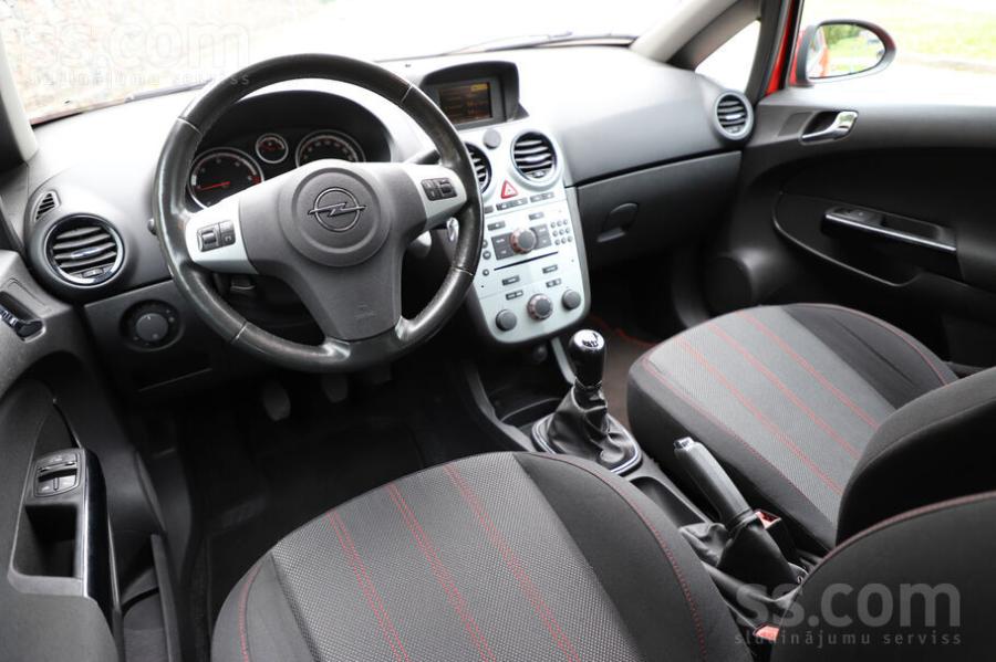 Sarkans Opel Corsa 2009 Tukums, ar dzinēja tilpumu 1.70 L un nobraukumu 350 tūkst. km par 1990 €, foto 7 vietnē AUTOMOTO.COM.LV