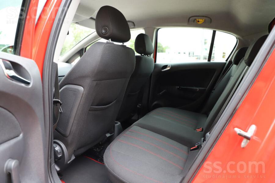Sarkans Opel Corsa 2009 Tukums, ar dzinēja tilpumu 1.70 L un nobraukumu 350 tūkst. km par 1990 €, foto 19 vietnē AUTOMOTO.COM.LV