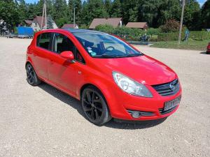 Red Opel Corsa 2009 in Kelme, with an engine capacity of 1.36 L and mileage of 160 thousand km for 2750 €, photo  on AUTOMOTO.COM.LV