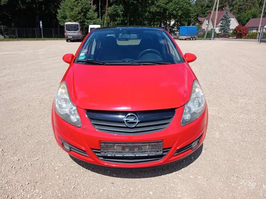 Sarkans Opel Corsa 2009 Kelmė, ar dzinēja tilpumu 1.36 L un nobraukumu 160 tūkst. km par 2750 €, foto 3 vietnē AUTOMOTO.COM.LV