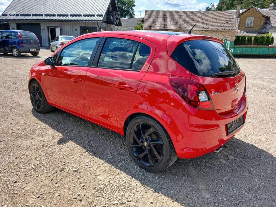Sarkans Opel Corsa 2009 Kelmė, ar dzinēja tilpumu 1.36 L un nobraukumu 160 tūkst. km par 2750 €, foto 6 vietnē AUTOMOTO.COM.LV