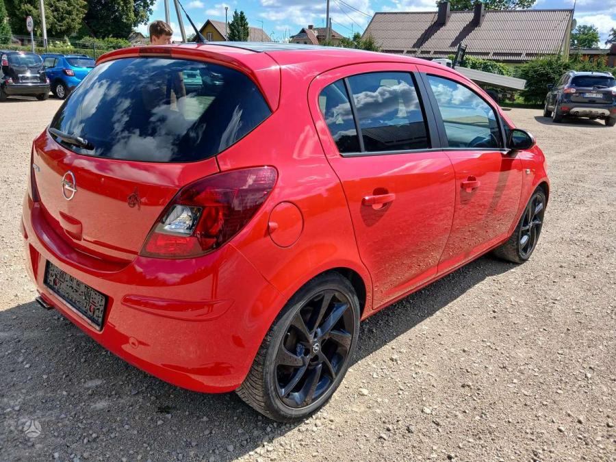 Sarkans Opel Corsa 2009 Kelmė, ar dzinēja tilpumu 1.36 L un nobraukumu 160 tūkst. km par 2750 €, foto 8 vietnē AUTOMOTO.COM.LV
