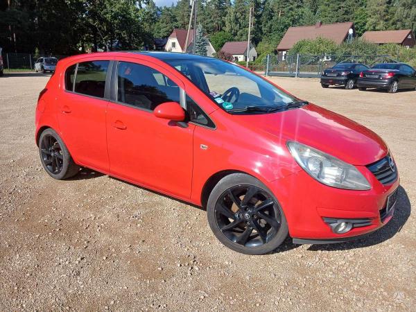 Sarkans Opel Corsa 2009 Kelmė, ar dzinēja tilpumu 1.39 L un nobraukumu 160 tūkst. km par 2600 €, foto 4 vietnē AUTOMOTO.COM.LV
