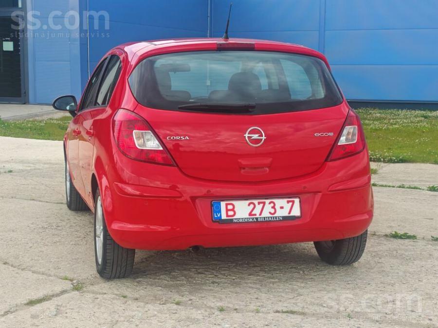 Sarkans Opel Corsa 2013 Rīga, ar dzinēja tilpumu 1.20 L un nobraukumu 154 tūkst. km par 3690 €, foto 12 vietnē AUTOMOTO.COM.LV