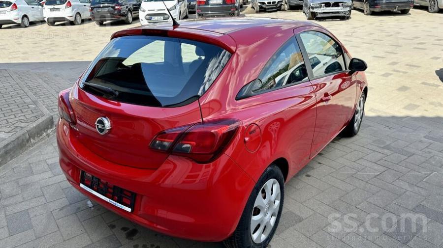 Red Opel Corsa 2015 in Tukums, with an engine capacity of 1.20 L and mileage of 91 thousand km for 4700 €, photo 5 on AUTOMOTO.COM.LV