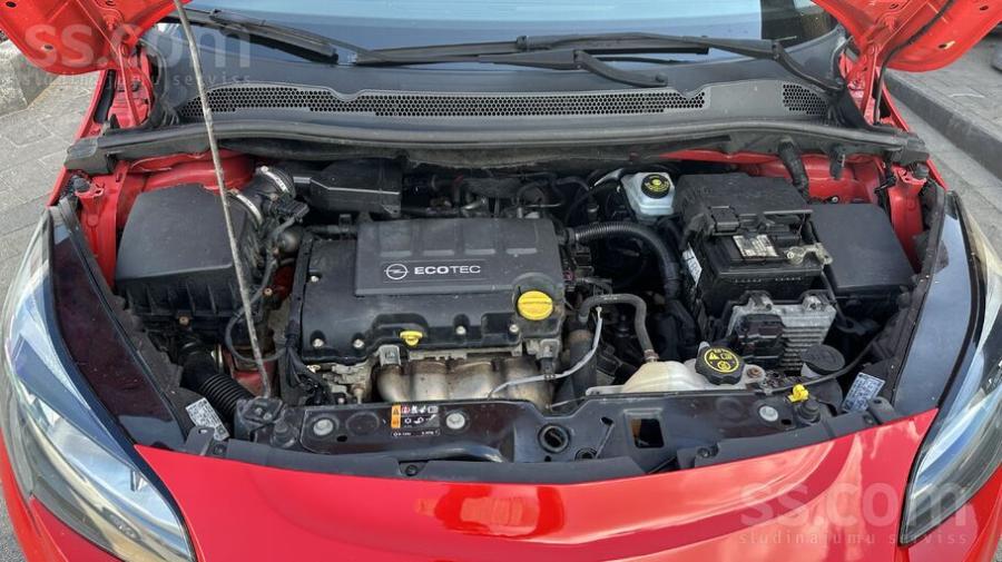 Red Opel Corsa 2015 in Tukums, with an engine capacity of 1.20 L and mileage of 91 thousand km for 4700 €, photo 9 on AUTOMOTO.COM.LV