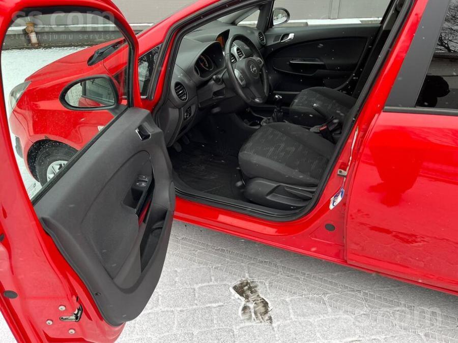 Sarkans Opel Corsa 2015 Bauska, ar dzinēja tilpumu 1.30 L un nobraukumu 203 tūkst. km par 3580 €, foto 5 vietnē AUTOMOTO.COM.LV