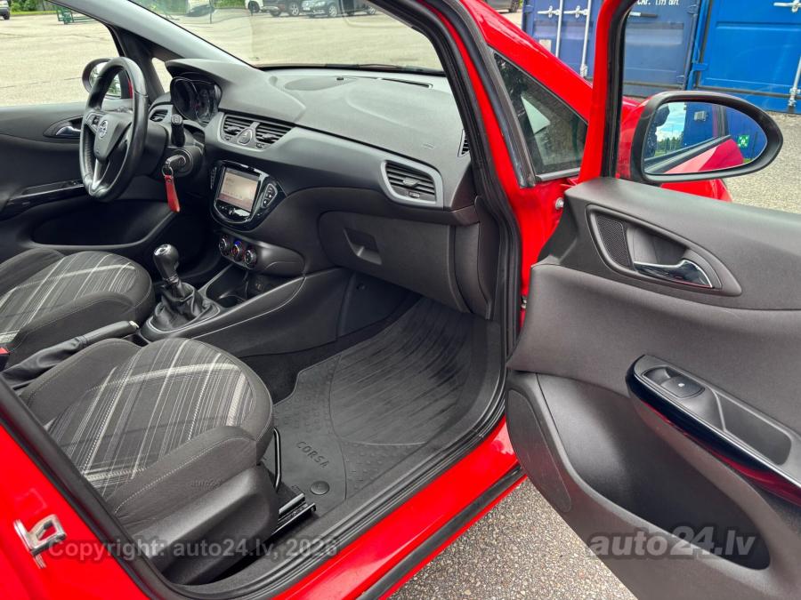 Red Opel Corsa 2016 in Paide, with an engine capacity of 1.40 L and mileage of 102 thousand km for 5990 €, photo 10 on AUTOMOTO.COM.LV