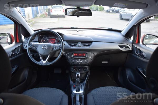 Red Opel Corsa 2016 in Riga, with an engine capacity of 1.40 L and mileage of 91 thousand km for 7700 €, photo 4 on AUTOMOTO.COM.LV