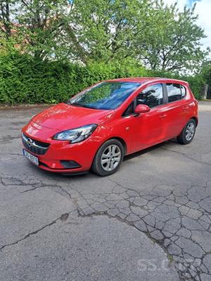 Sarkans Opel Corsa 2016 Rīga, ar dzinēja tilpumu 1.40 L un nobraukumu 188 tūkst. km par 6500 €, foto  vietnē AUTOMOTO.COM.LV