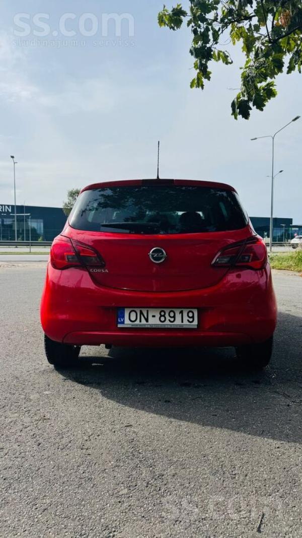 Red Opel Corsa 2016 in Riga, with an engine capacity of 1.40 L and mileage of 189 thousand km for 6550 €, photo 6 on AUTOMOTO.COM.LV