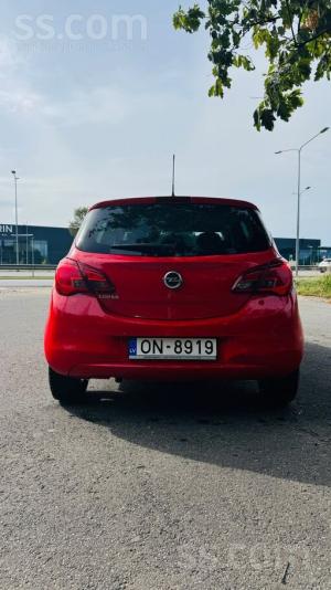 Red Opel Corsa 2016 in Riga, with an engine capacity of 1.40 L and mileage of 189 thousand km for 6550 €, photo 6 on AUTOMOTO.COM.LV