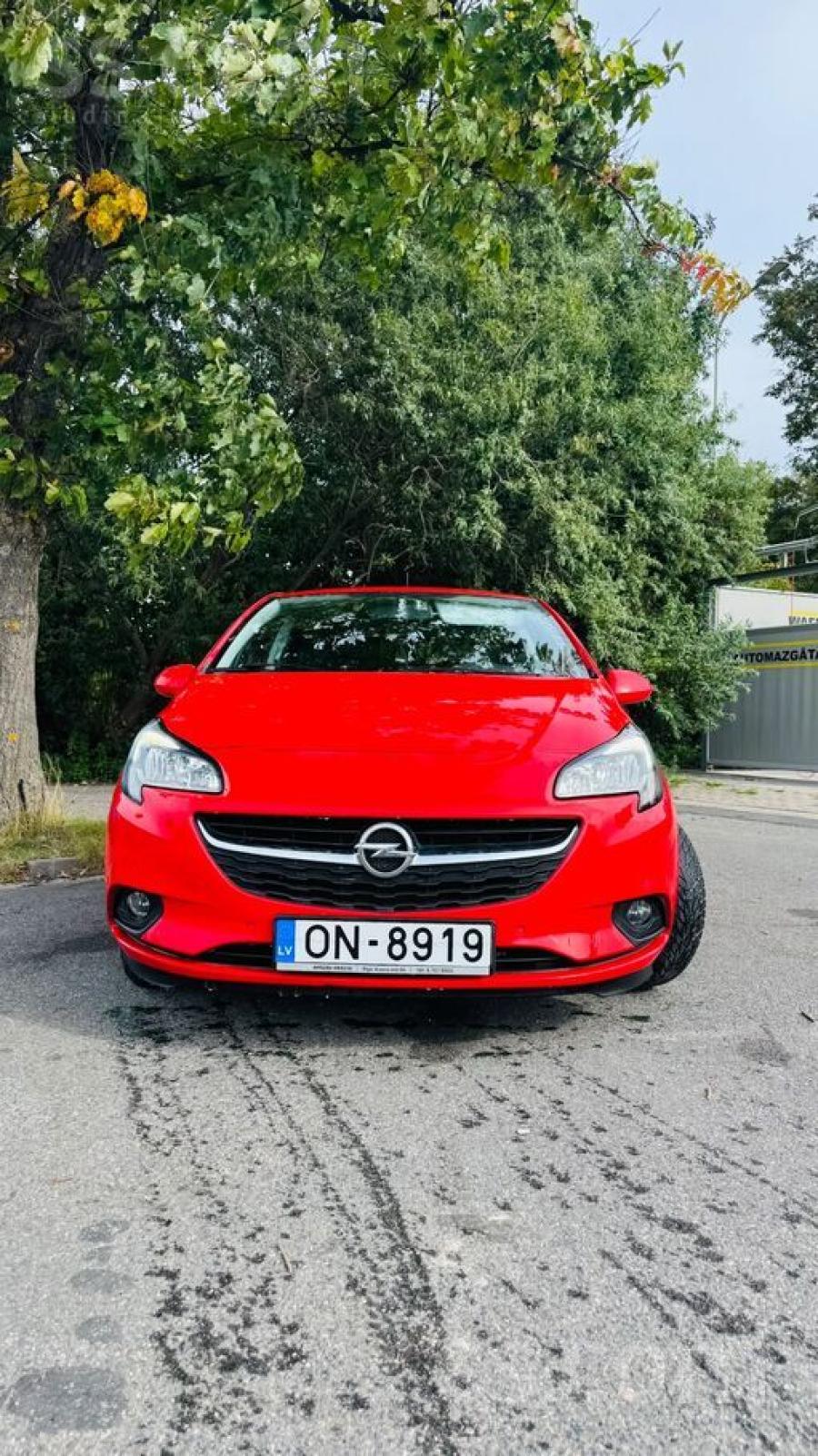 Red Opel Corsa 2016 in Riga, with an engine capacity of 1.40 L and mileage of 189 thousand km for 6550 €, photo 7 on AUTOMOTO.COM.LV