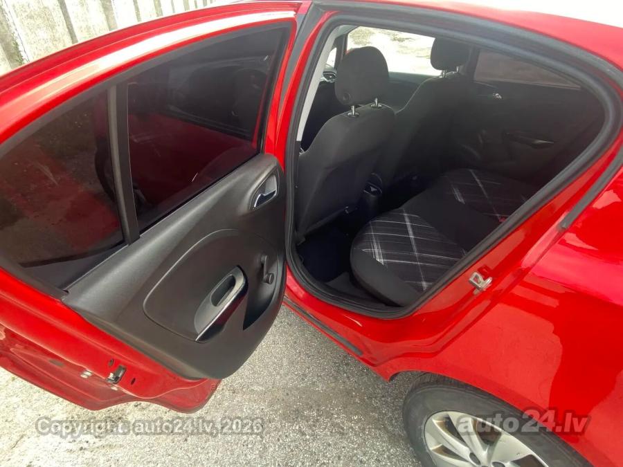 Sarkans Opel Corsa 2016 Tallina, ar dzinēja tilpumu 1.40 L un nobraukumu 158 tūkst. km par 6200 €, foto 19 vietnē AUTOMOTO.COM.LV