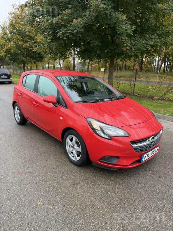 Sarkans Opel Corsa 2016 Rīga, ar dzinēja tilpumu 1.40 L un nobraukumu 120 tūkst. km par 5950 €, foto 1 vietnē AUTOMOTO.COM.LV