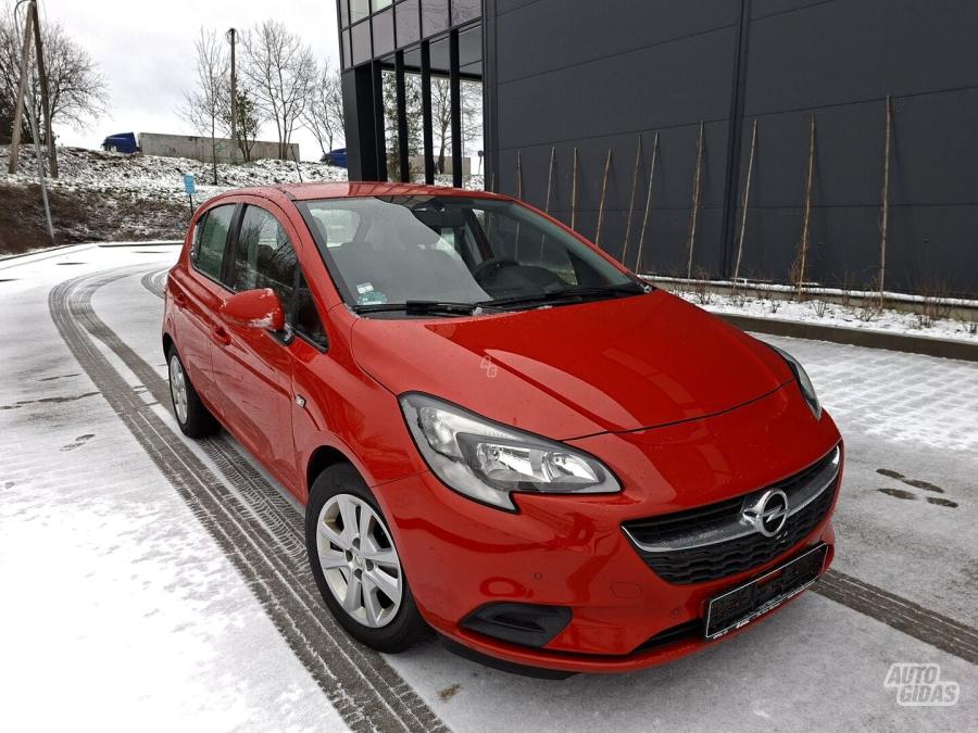 Red Opel Corsa 2018 in Vilnius, with an engine capacity of 1.40 L and mileage of 169 thousand km for 4950 €, photo 1 on AUTOMOTO.COM.LV