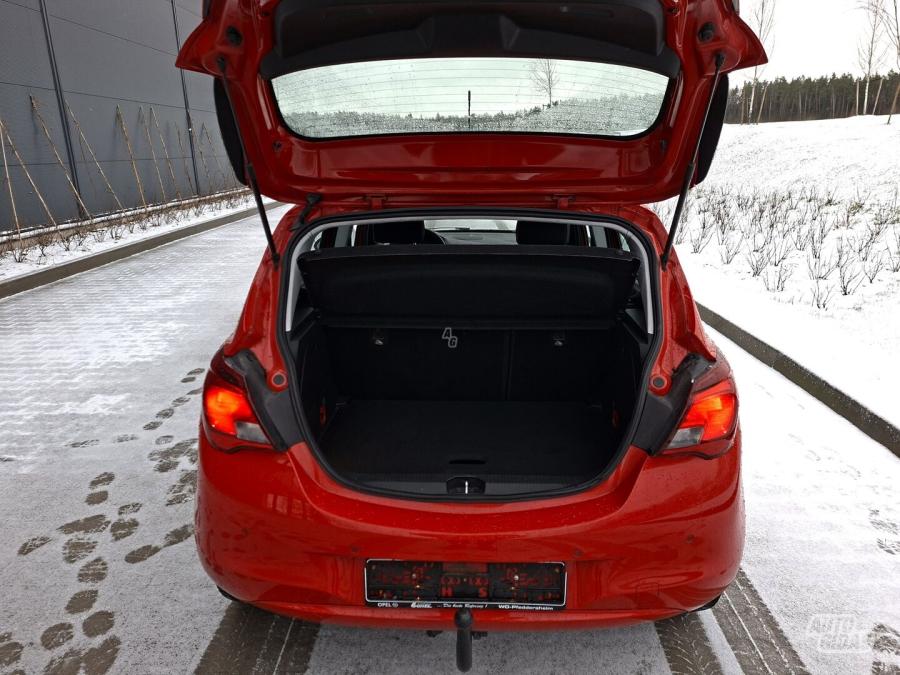 Red Opel Corsa 2018 in Vilnius, with an engine capacity of 1.40 L and mileage of 169 thousand km for 4950 €, photo 12 on AUTOMOTO.COM.LV