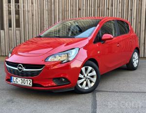 Red Opel Corsa 2018 in Riga, with an engine capacity of 1.40 L and mileage of 47 thousand km for 10680 €, photo  on AUTOMOTO.COM.LV