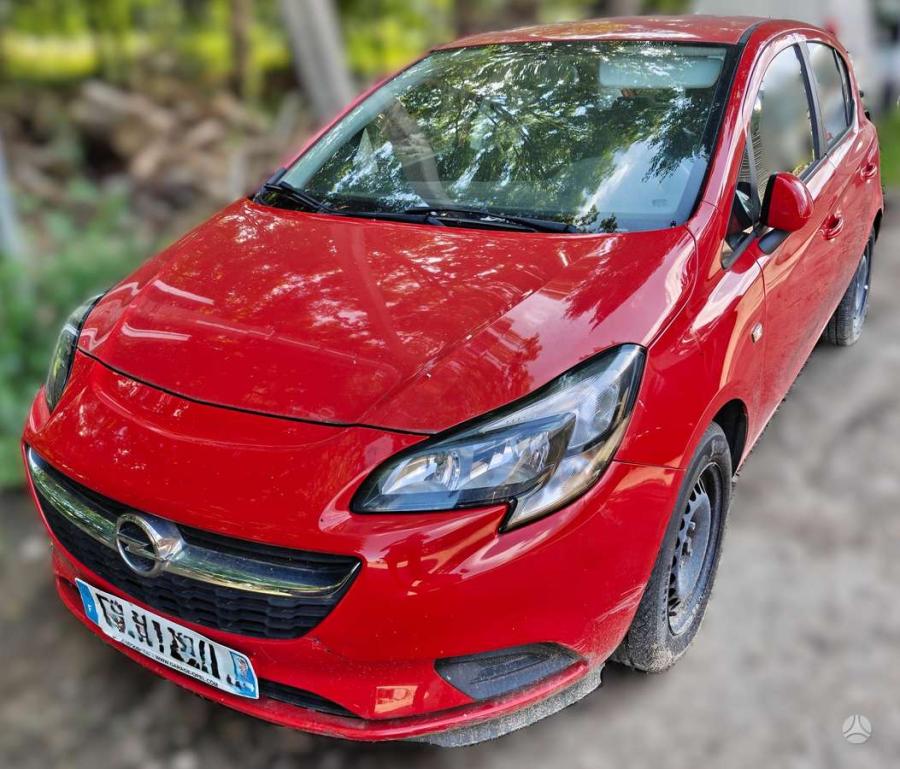 Red Opel Corsa 2019 in Panevezys, with an engine capacity of 1.20 L and mileage of 40 thousand km for 2700 €, photo 1 on AUTOMOTO.COM.LV