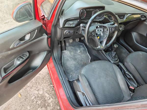 Red Opel Corsa 2019 in Panevezys, with an engine capacity of 1.20 L and mileage of 40 thousand km for 2700 €, photo 6 on AUTOMOTO.COM.LV
