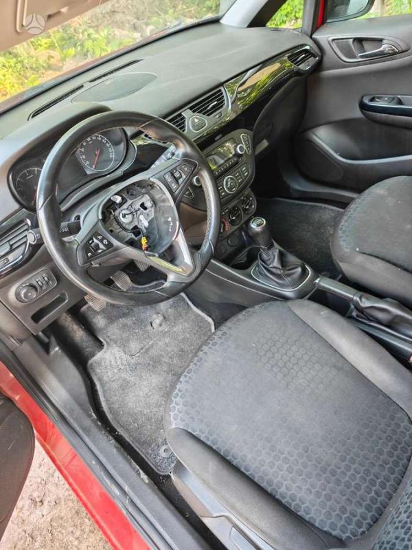 Red Opel Corsa 2019 in Panevezys, with an engine capacity of 1.20 L and mileage of 40 thousand km for 2700 €, photo 7 on AUTOMOTO.COM.LV