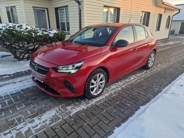 Red Opel Corsa 2021 in Marijampole, with an engine capacity of 1.20 L and mileage of 66 thousand km for 9500 €, photo 1 on AUTOMOTO.COM.LV