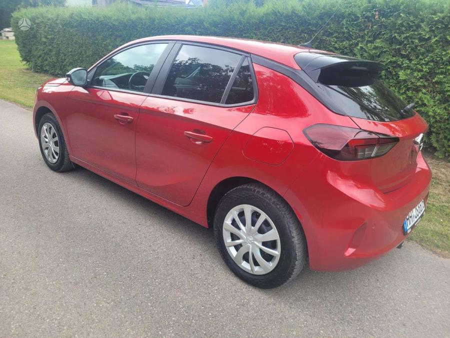 Sarkans Opel Corsa 2021 Vilkaviškis, ar dzinēja tilpumu 1.20 L un nobraukumu 26 tūkst. km par 7600 €, foto 7 vietnē AUTOMOTO.COM.LV