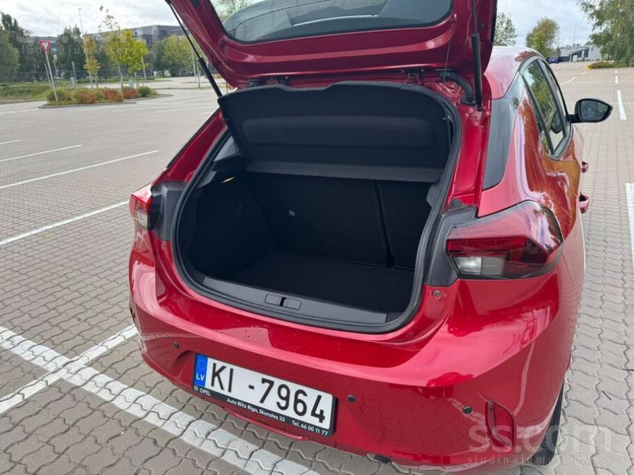 Red Opel Corsa 2021 in Riga, with an engine capacity of 1.20 L and mileage of 47 thousand km for 10950 €, photo 13 on AUTOMOTO.COM.LV
