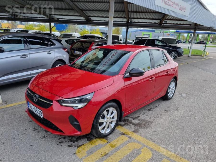 Sarkans Opel Corsa 2022 Rīga, ar dzinēja tilpumu 1.20 L un nobraukumu 80 tūkst. km par 9900 €, foto 1 vietnē AUTOMOTO.COM.LV