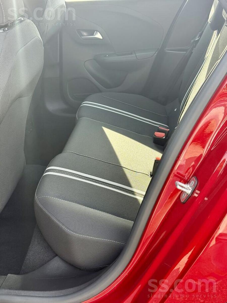 Sarkans Opel Corsa 2025 Rīga, ar dzinēja tilpumu 1.20 L un nobraukumu 0 tūkst. km par 19500 €, foto 8 vietnē AUTOMOTO.COM.LV