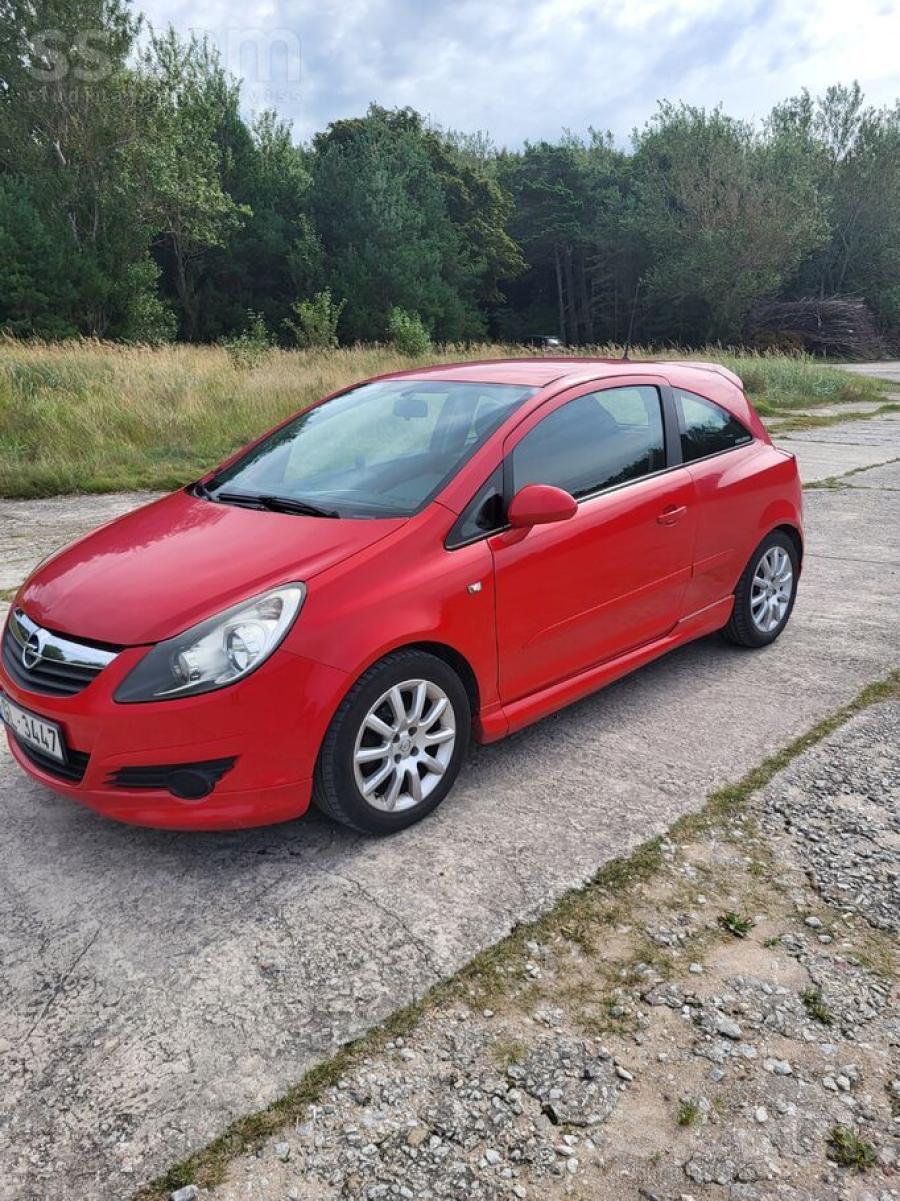 Sarkans Opel Corsa 2008 Liepāja, ar dzinēja tilpumu 1.40 L un nobraukumu 202 tūkst. km par 2100 €, foto 3 vietnē AUTOMOTO.COM.LV