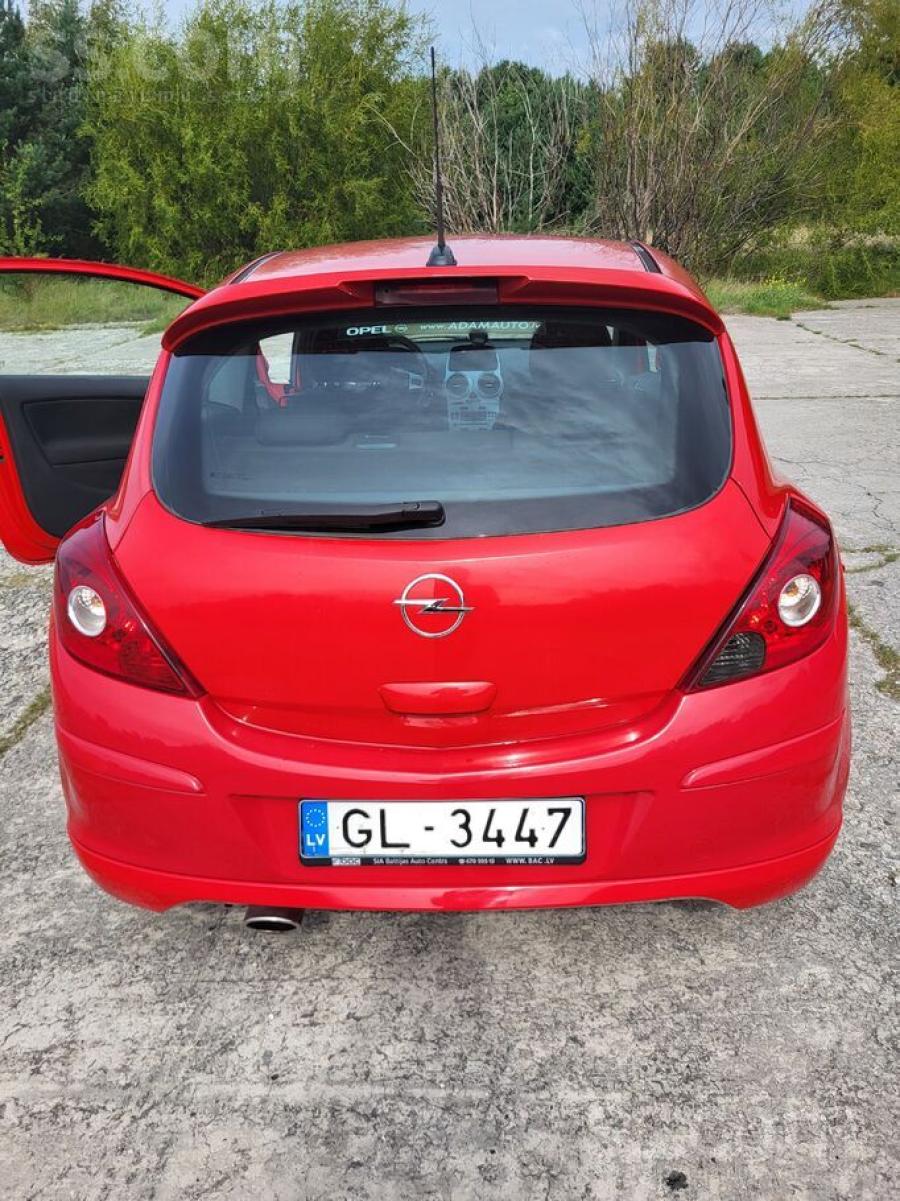 Sarkans Opel Corsa 2008 Liepāja, ar dzinēja tilpumu 1.40 L un nobraukumu 202 tūkst. km par 2100 €, foto 7 vietnē AUTOMOTO.COM.LV