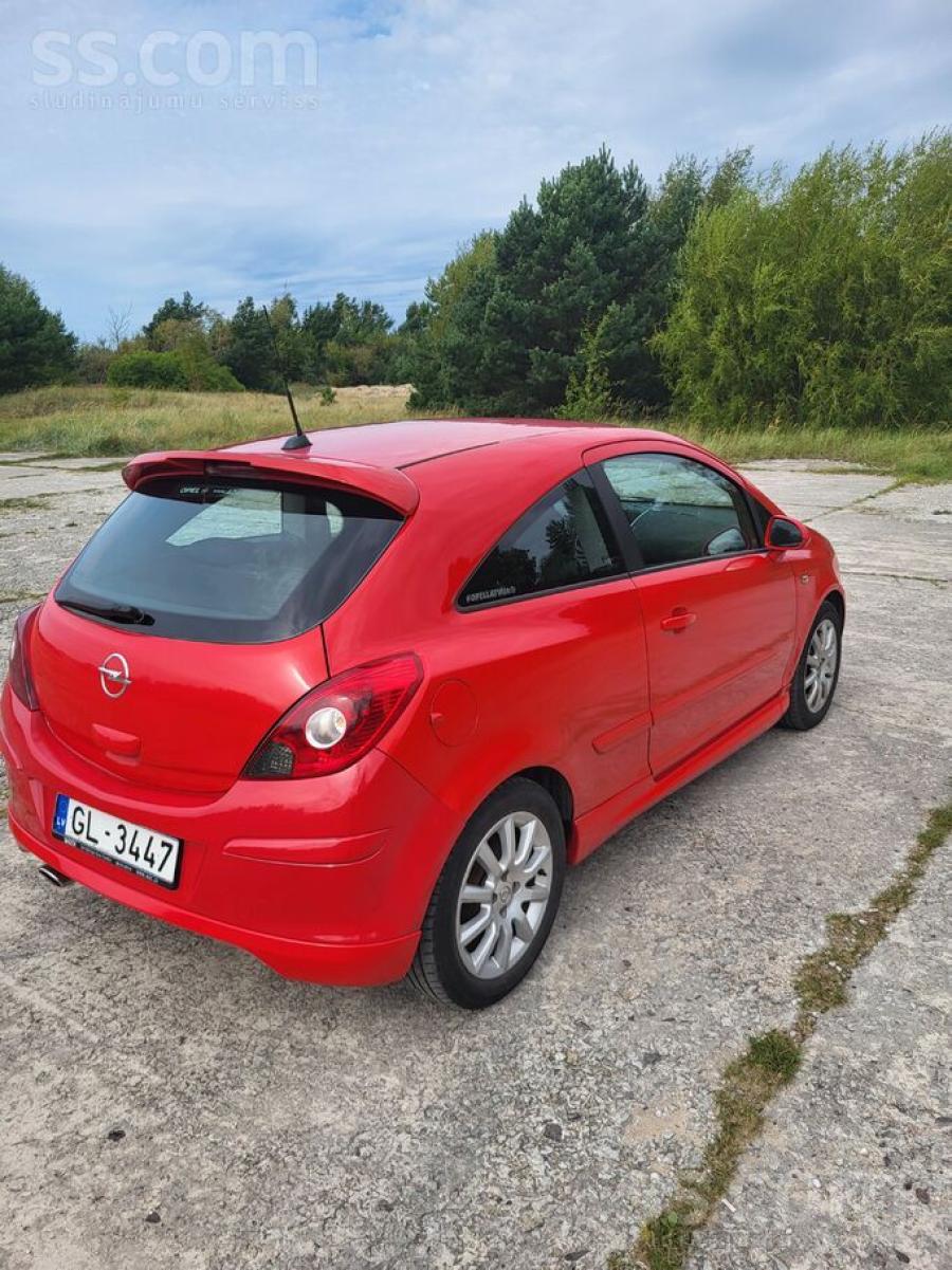 Sarkans Opel Corsa 2008 Liepāja, ar dzinēja tilpumu 1.40 L un nobraukumu 202 tūkst. km par 2100 €, foto 15 vietnē AUTOMOTO.COM.LV