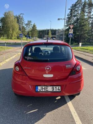 Red Opel Corsa 2008 in Vilnius, with an engine capacity of 1.00 L and mileage of 172 thousand km for 950 €, photo 3 on AUTOMOTO.COM.LV