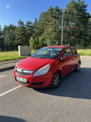 Red Opel Corsa 2008 in Vilnius, with an engine capacity of 1.00 L and mileage of 172 thousand km for 950 €, photo 9 on AUTOMOTO.COM.LV