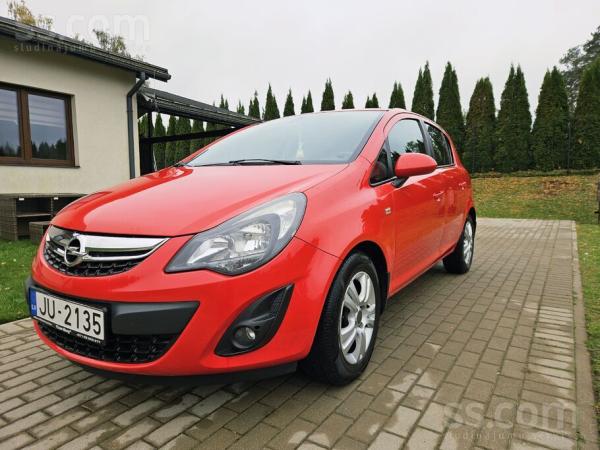 Sarkans Opel Corsa 2014 Rīga, ar dzinēja tilpumu 1.30 L un nobraukumu 241 tūkst. km par 3400 €, foto 1 vietnē AUTOMOTO.COM.LV