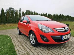 Red Opel Corsa 2014 in Riga, with an engine capacity of 1.30 L and mileage of 241 thousand km for 3400 €, photo 3 on AUTOMOTO.COM.LV