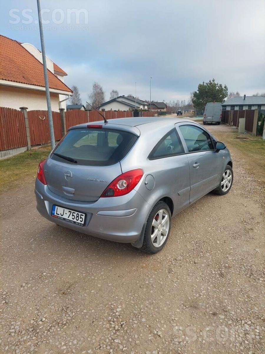Opel Corsa 2007 Jelgava, ar dzinēja tilpumu 1.30 L un nobraukumu 314 tūkst. km par 1250 €, foto 3 vietnē AUTOMOTO.COM.LV