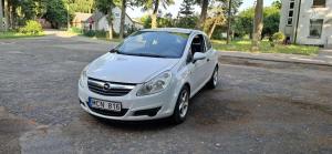 White Opel Corsa 2009 in Kedainiai, with an engine capacity of 1.36 L and mileage of 190 thousand km for 1100 €, photo  on AUTOMOTO.COM.LV