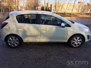 White Opel Corsa 2013 in Aizkraukle, with an engine capacity of 1.30 L and mileage of 106 thousand km for 595 €, photo 10 on AUTOMOTO.COM.LV