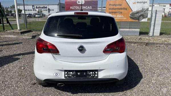 White Opel Corsa 2015 in Marijampole, with an engine capacity of 1.40 L and mileage of 126 thousand km for 7200 €, photo 7 on AUTOMOTO.COM.LV