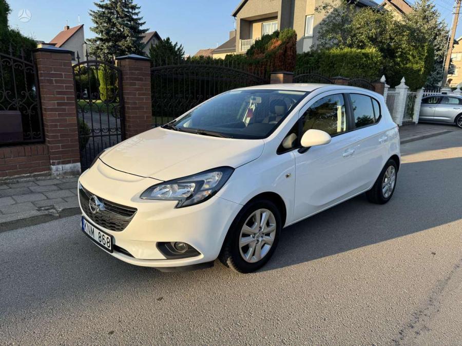 Balts Opel Corsa 2015 Marijampole, ar dzinēja tilpumu 1.25 L un nobraukumu 146 tūkst. km par 4700 €, foto 1 vietnē AUTOMOTO.COM.LV